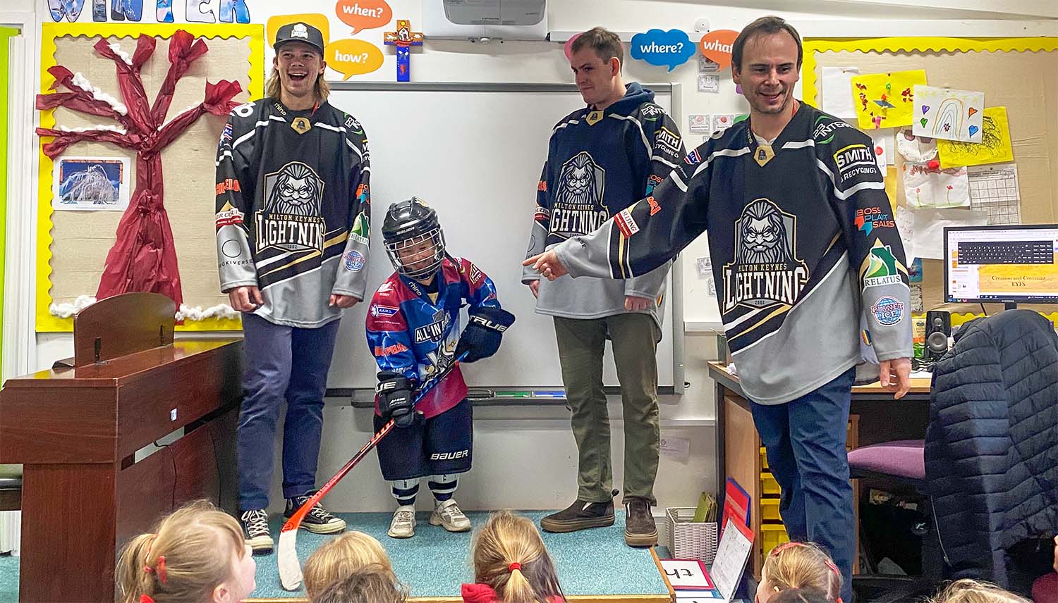 MK Lightning visit Pre-Pre | Independent School Milton Keynes ...